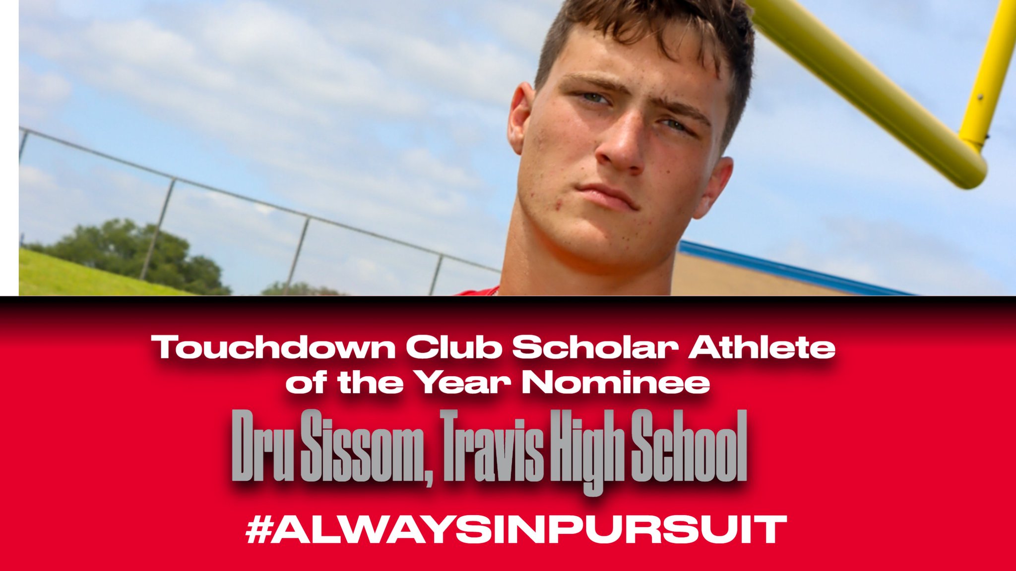 Fort Bend ISD Athletics on Twitter: "Congrats to Dru Sissom of Travis High School for being ...