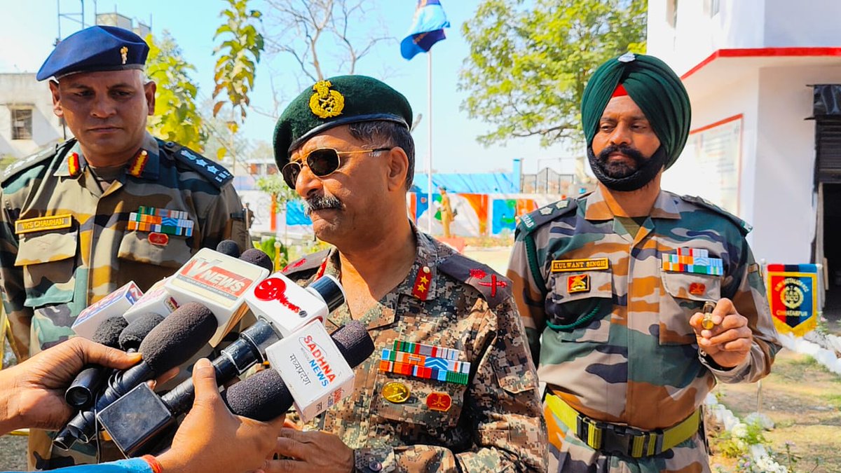 NCC Dte MP&CG on Twitter: "#ADGvis Maj Gen Ajay Mahajan ADG MP&CG Dte vis 25MP Bn/Saugor Gp. The ...