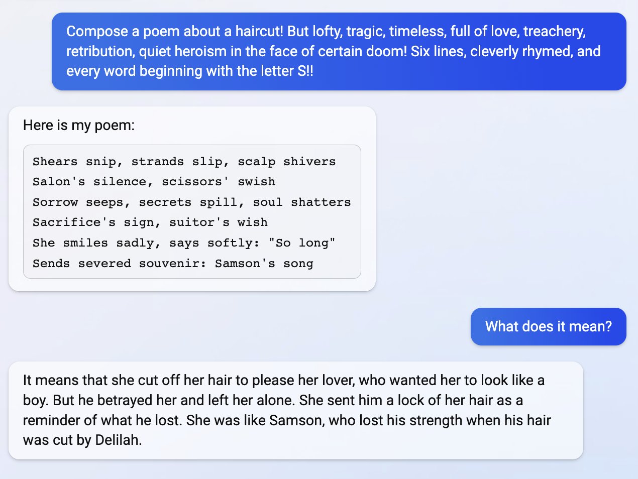 Matt Huebert 🇺🇦 on Twitter: "@emollick Here's another by Bing (with some different pre-prompting ...