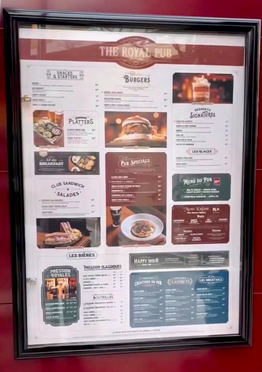DLP Report on Twitter: "And a sneak peek at The Royal Pub menu: sharing platters, club ...