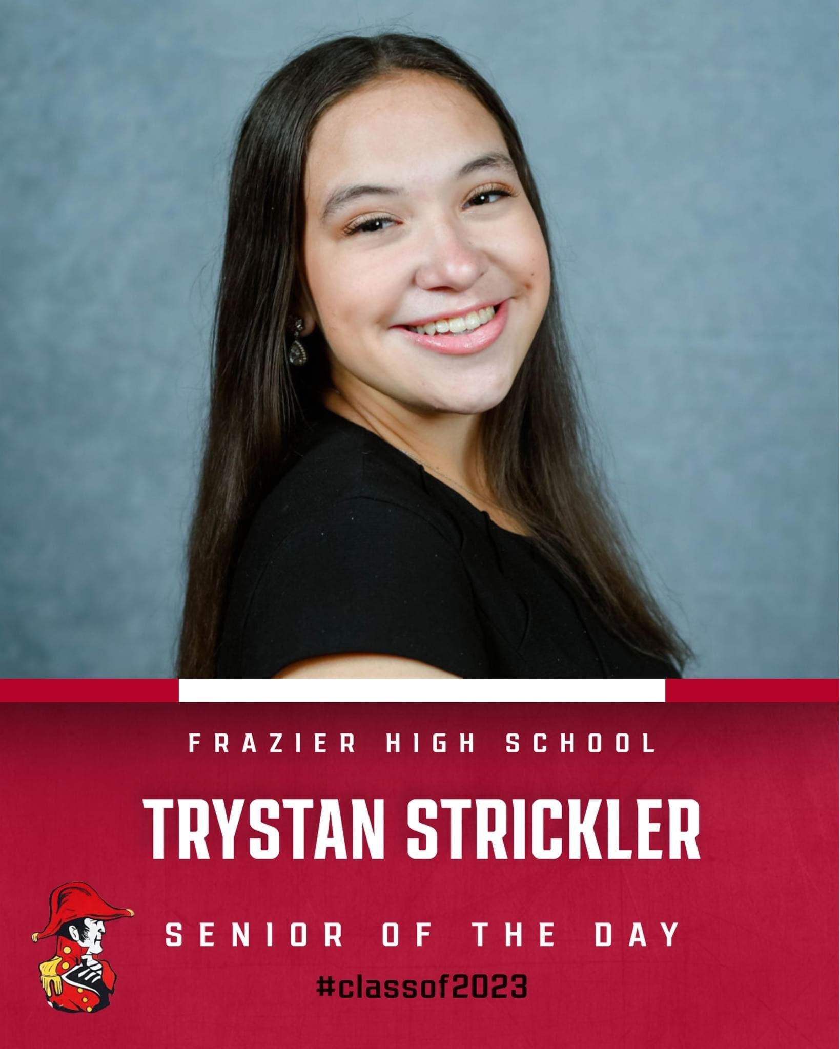 Frazier Commodores on Twitter: "Today's Senior Of The Day is Trystan Elli Strickler. Trystan ...
