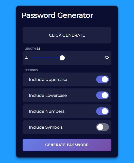 Max ⚡ On Twitter Password Generator 🔑 On Html Css And Javascript Hope You Like It 😉 Code 4438