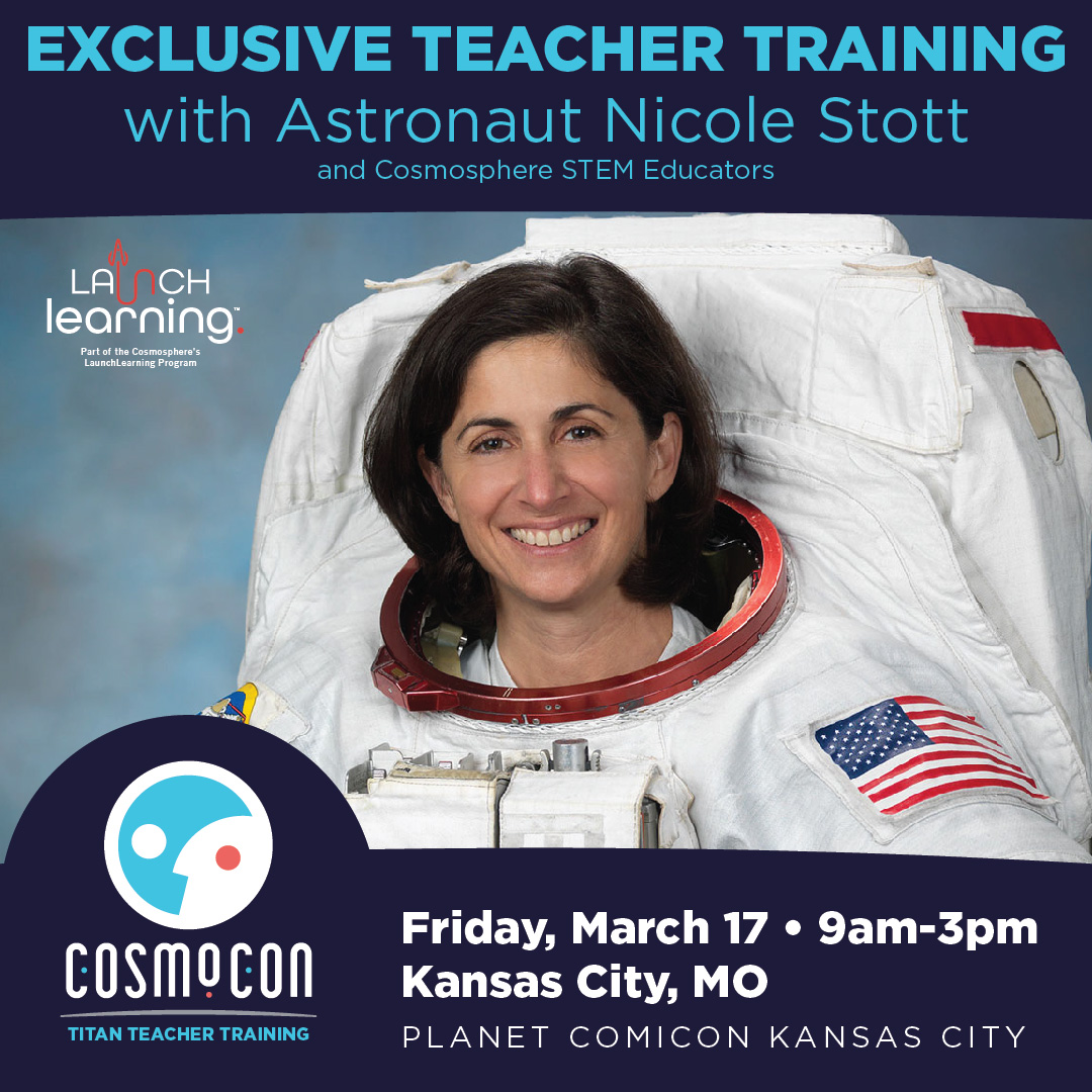 Nicole Stott on Twitter: "RT @the_cosmosphere: TEACHERS AND EDUCATORS: Join Cosmosphere’s ...