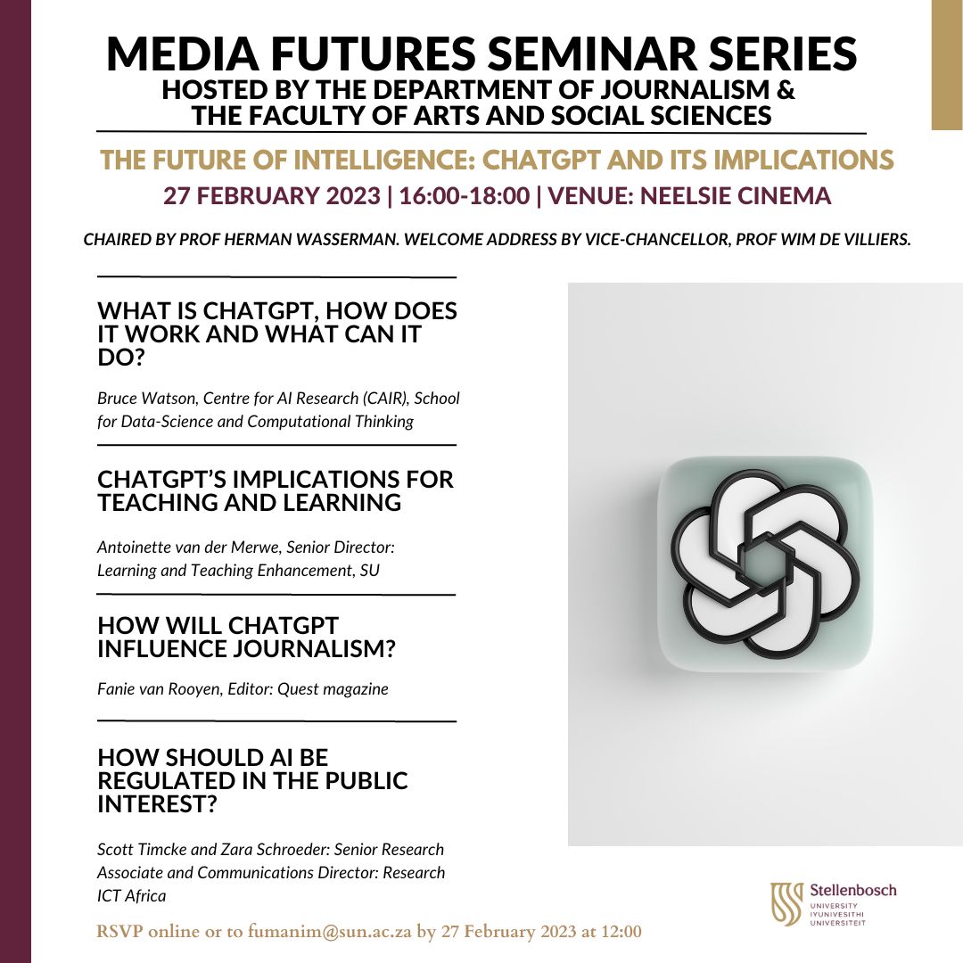 Research ICT Africa on Twitter: "Join RIA Senior Research Associate @ScottTimcke and Researcher ...