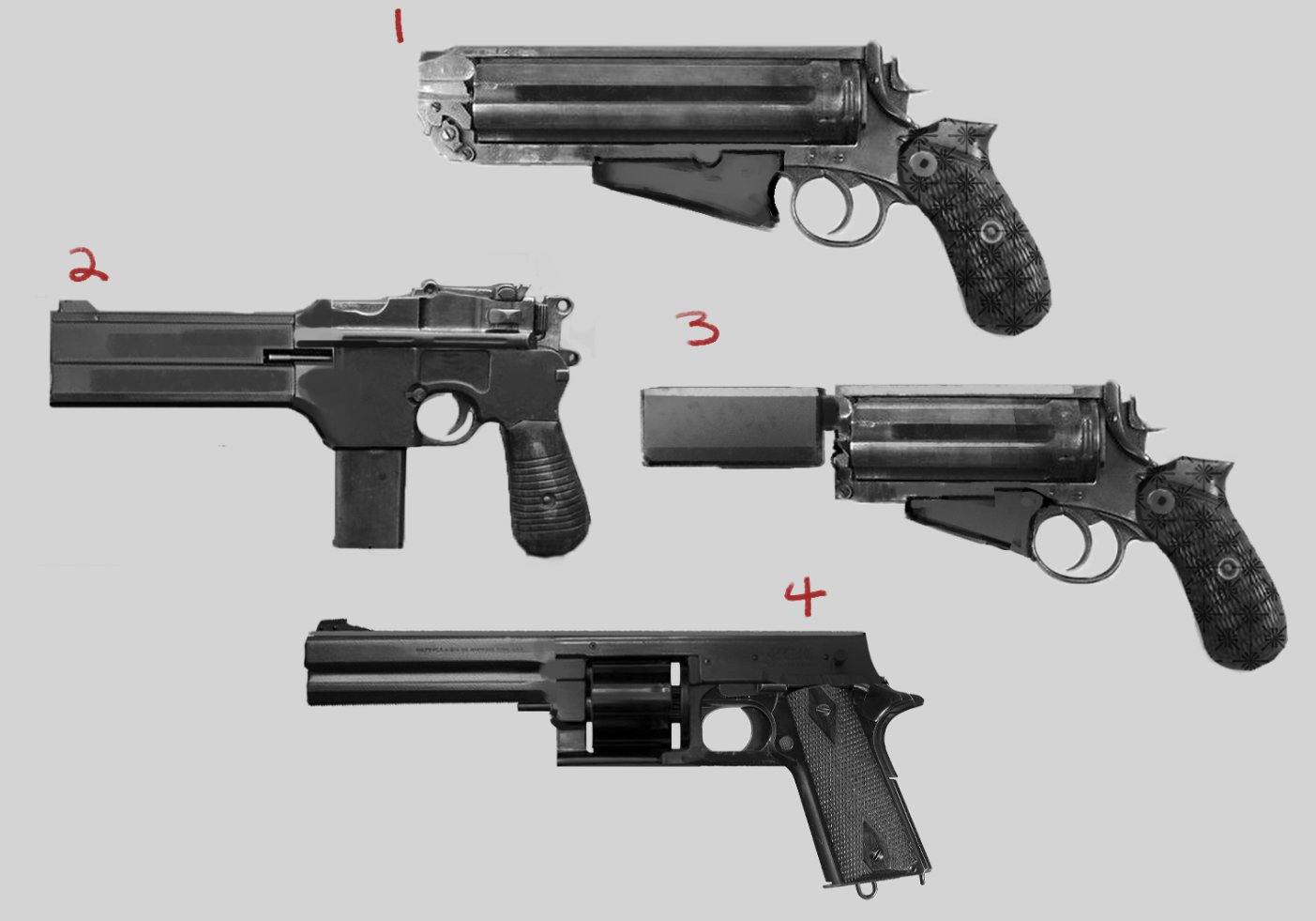 Pistol Concept Art