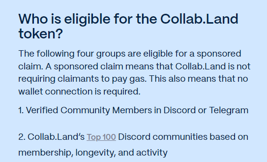 Collab Land Airdrop Incoming 🪂 @Collab_Land_ just announced an airdrop with the launch of Collab ...