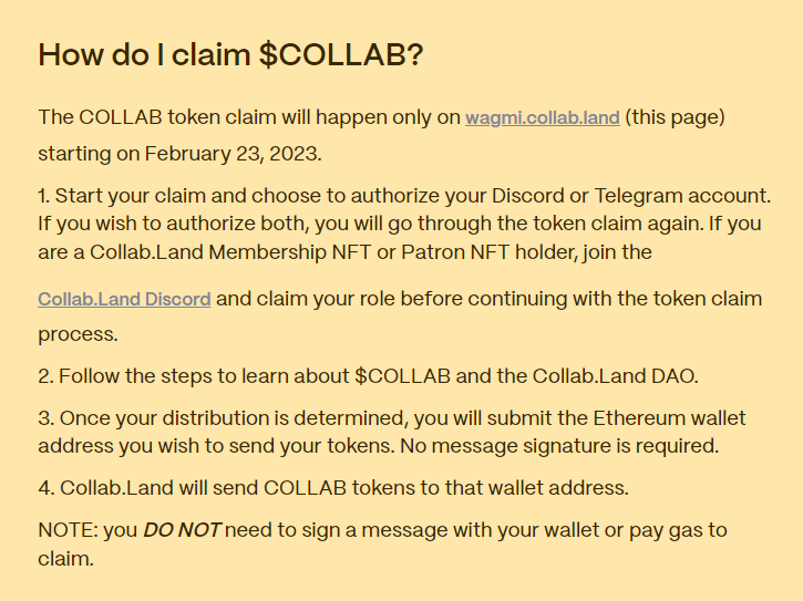 Collab Land Airdrop Incoming 🪂 @Collab_Land_ just announced an airdrop ...
