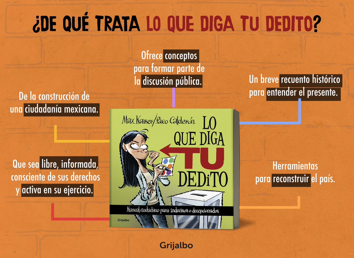 Max Kaiser on Twitter: "¿Qué es el libro LO QUE DIGA TU DEDITO? Es un MANUAL de FORMACIÓN y ...