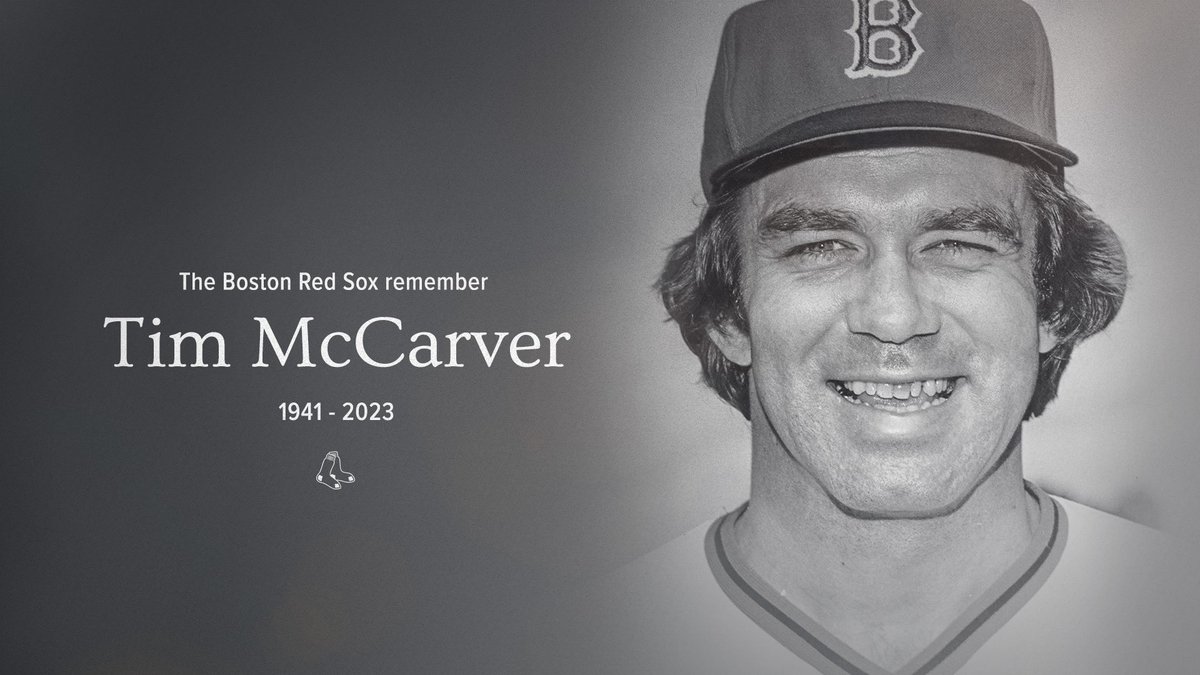 Baseball by BSmile on Twitter: "RIP Tim McCarver #MLB #RedSox #Baseball"