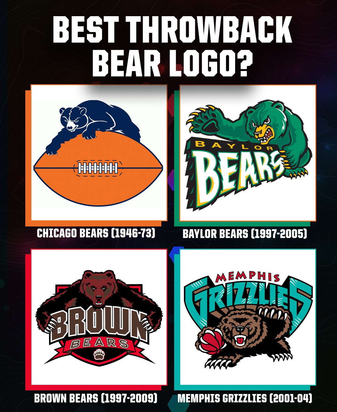 Chicago Bears Throwback Logo