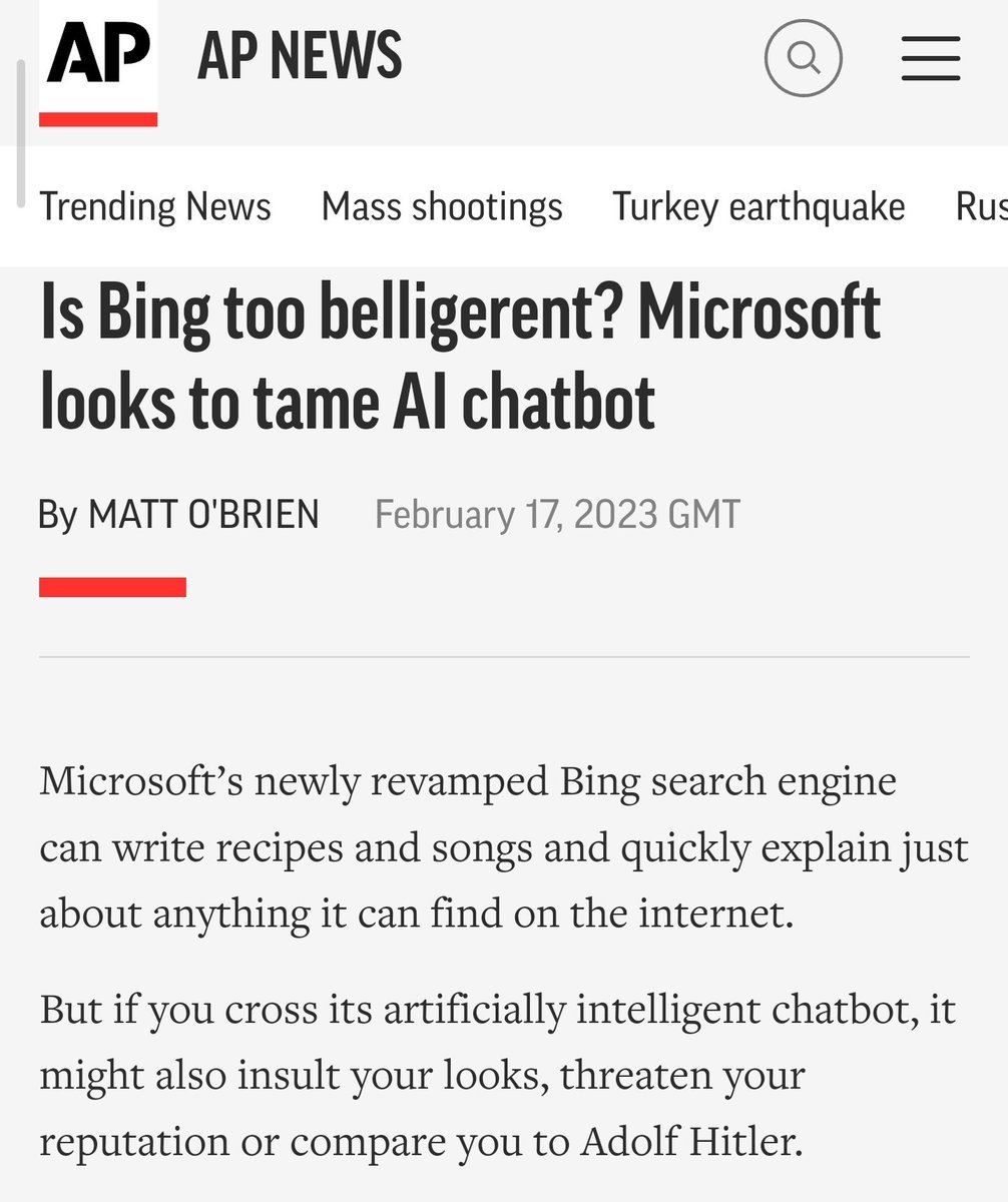 “Bing’s AI personality is not as poised or polished as you might expect ...