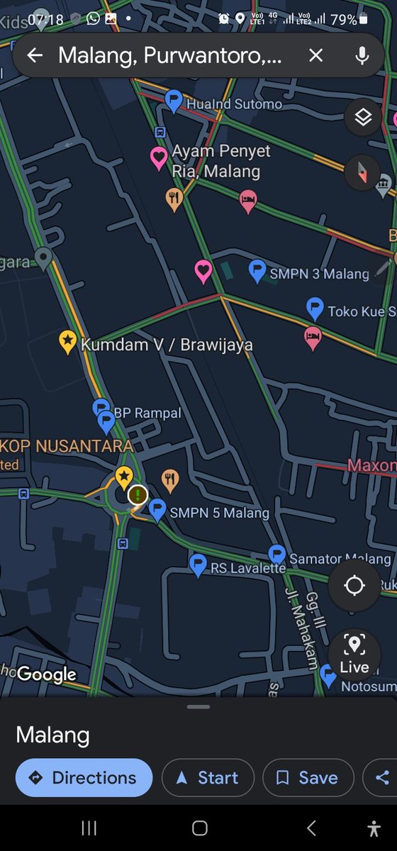 @IvanBoediman on Twitter: "#ItB #traffic MALANG Kota di ARAYA-Suroso-Sunandar-Suryo-berkuda ...