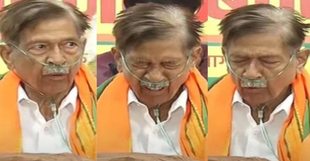 nikhil wagle on Twitter: "भाजपचे खासदार गिरीष बापट आजारी असून काल त्यांना निवडणूक प्रचारात ...