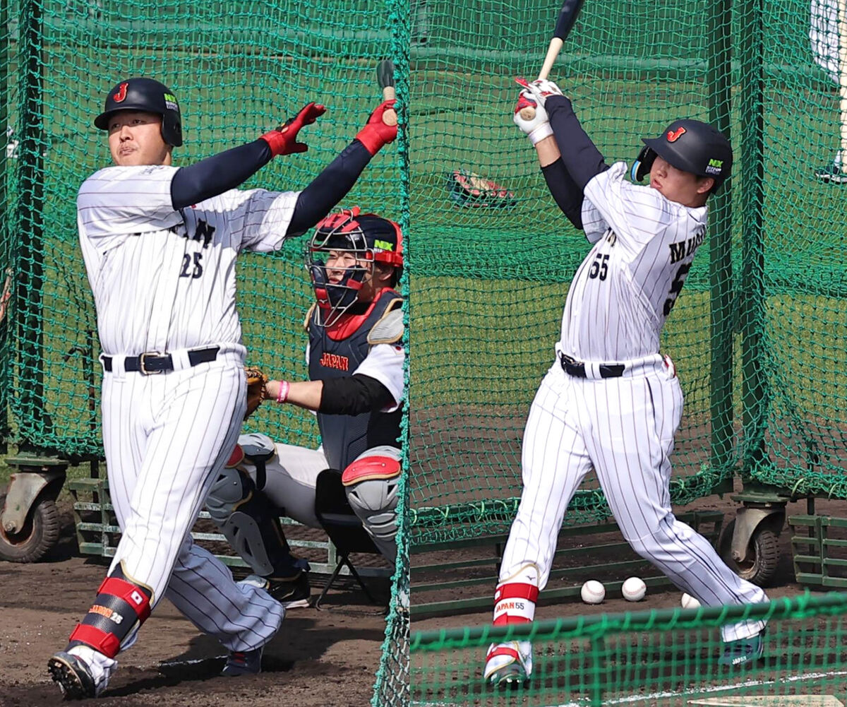 bibibi on Twitter: "RT @hochi_baseball: 【 #侍ジャパン 】 #村上宗隆 、フリー打撃69スイングで11発 岡本和真、山川穂高と同組で快音連発 ...
