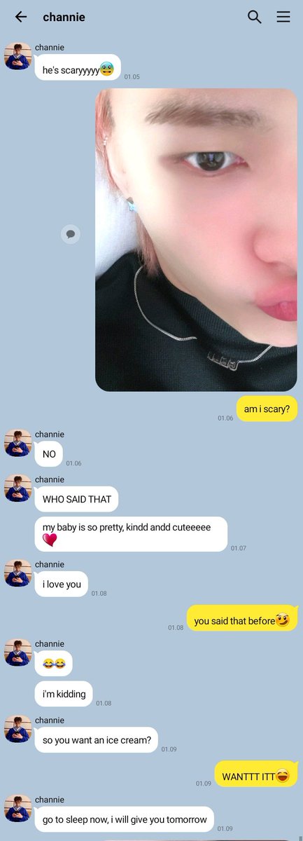 mina-🅴 on Twitter: "chanjin one tweet au —conversation before bed"
