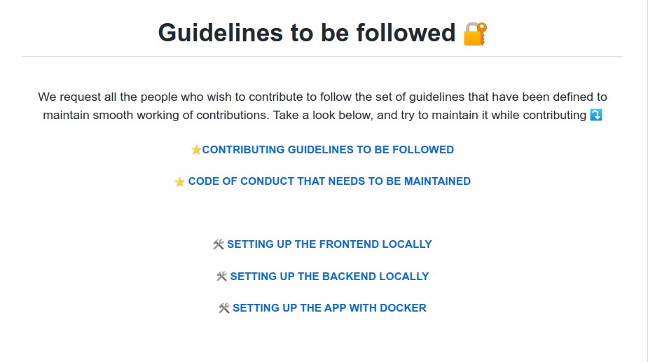 Tamal Das 🥑 on Twitter: "Whenever handling an Opensource project, have some clear-cut guidelines ...