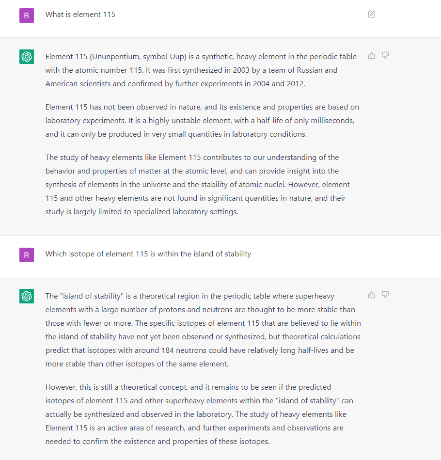 Element 115 Real Life