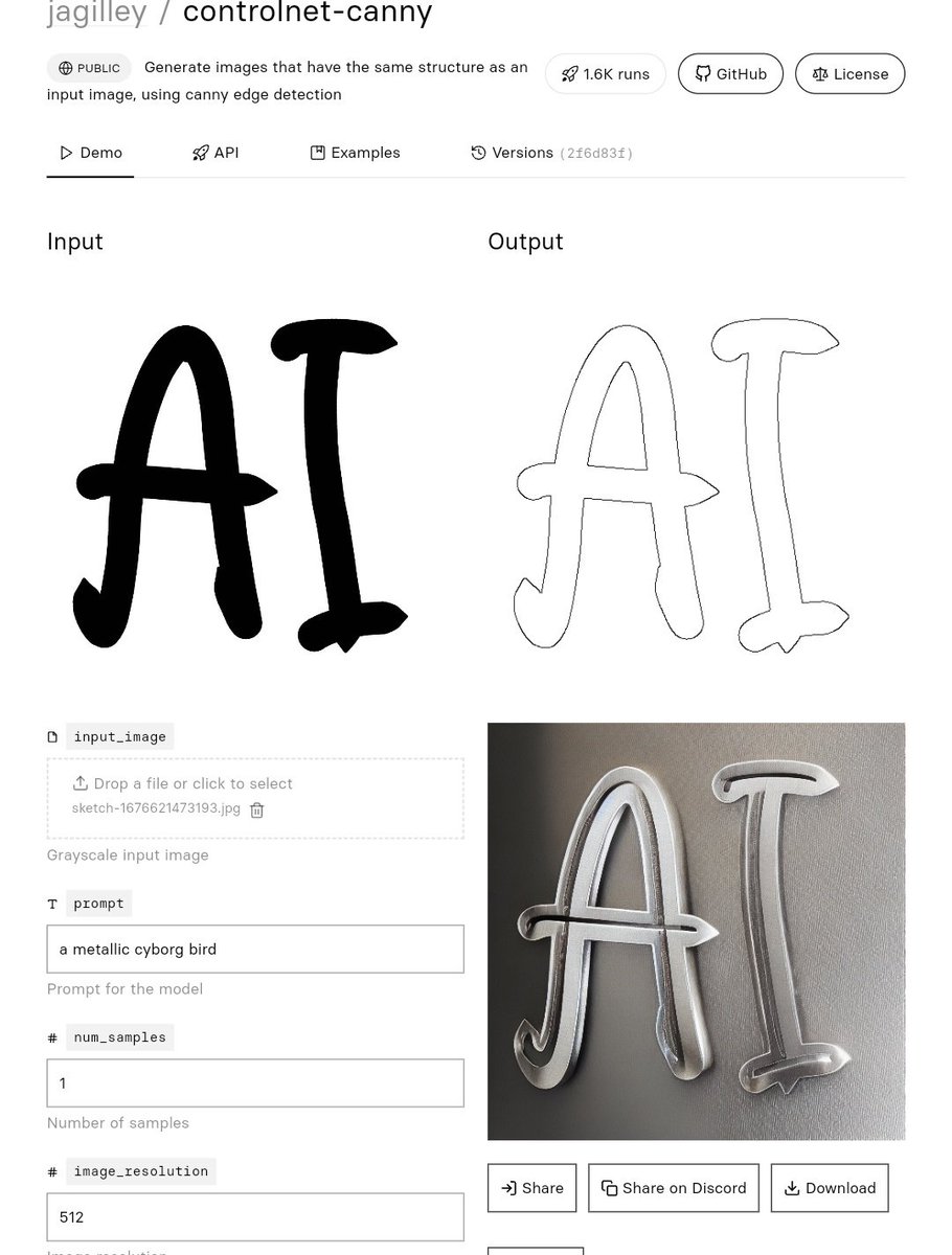 Controlnet on Stable Diffusion makes it possible to create typography ...