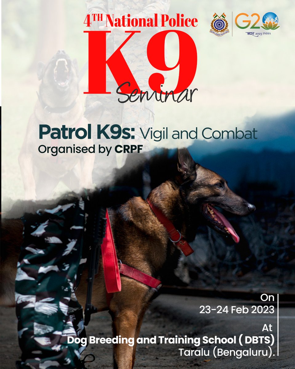 Indian Police Dog Training