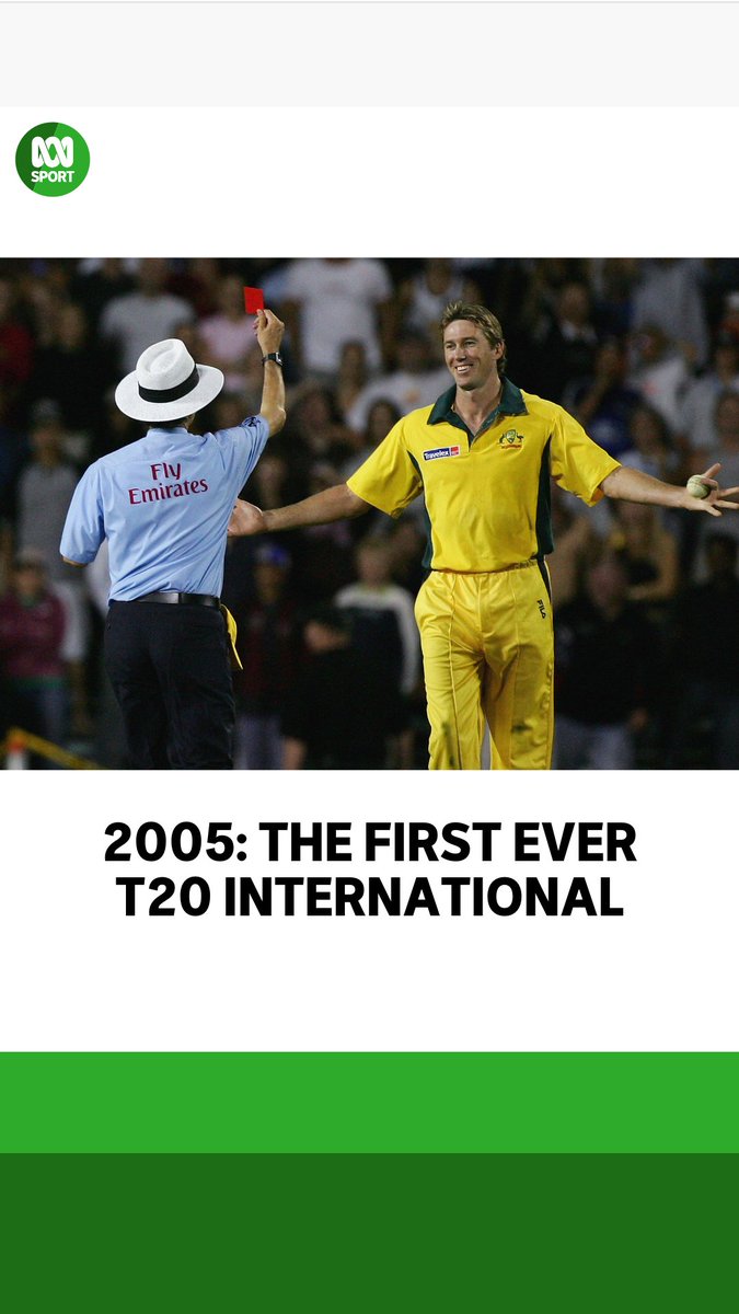 Remember this? 🎥🎞️ 🏏 18 years ago, on this day in 2005 the first ever ...