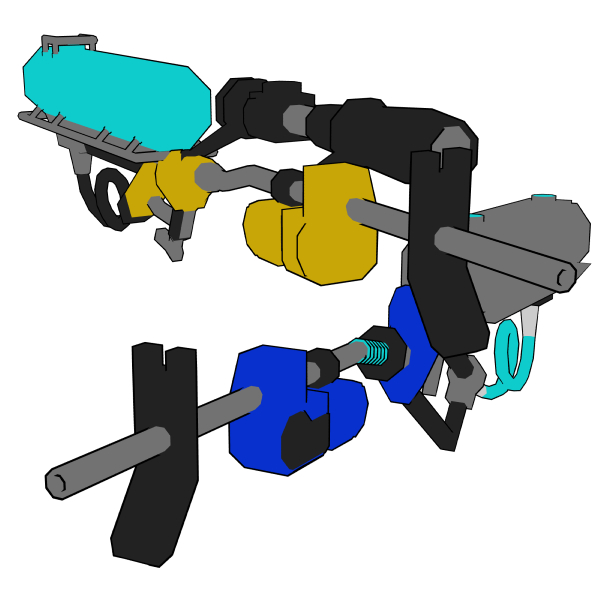 no humans white background simple background non-humanoid robot solo ...