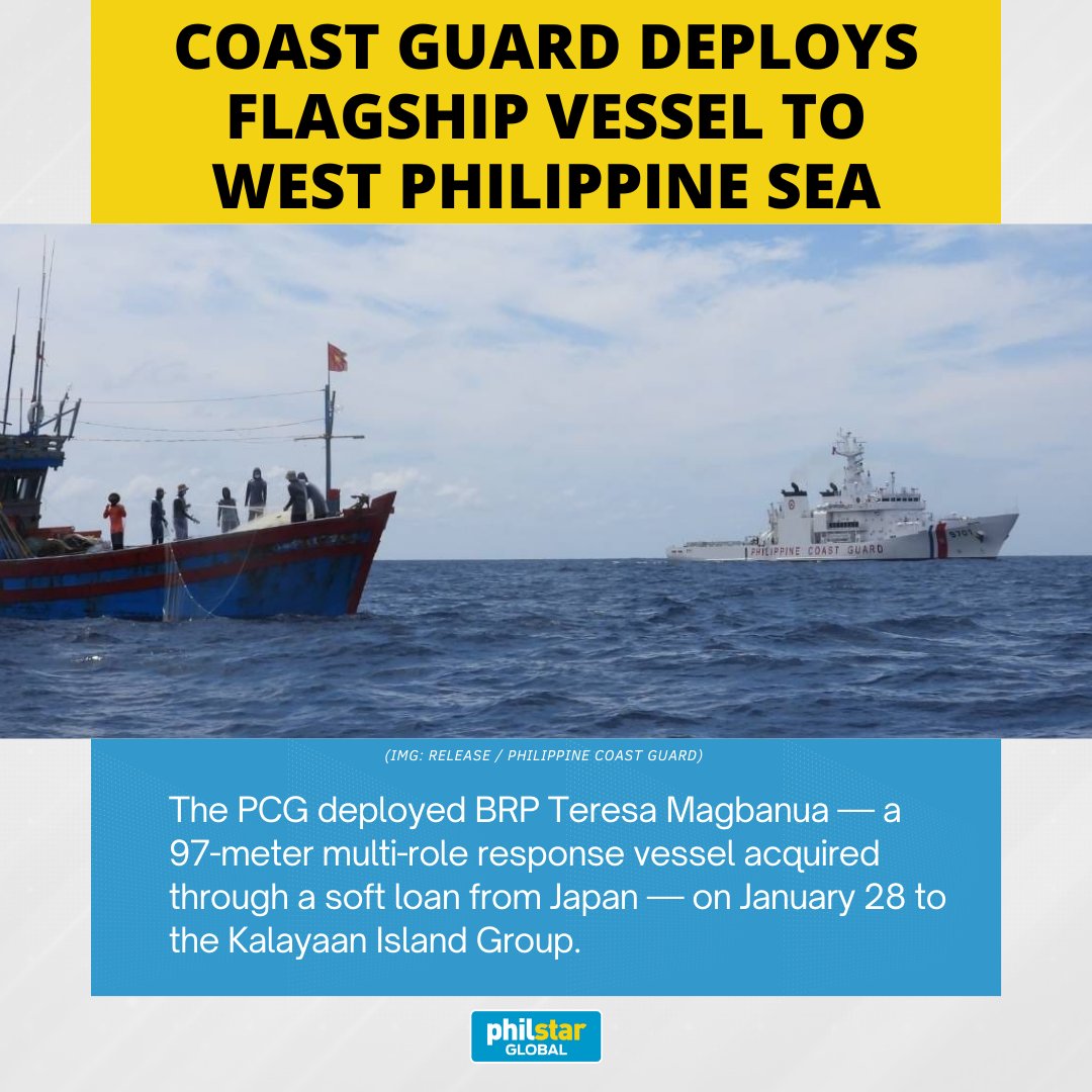 Philstar.com on Twitter: "The Coast Guard deployed BRP Teresa Magbanua — a 97-meter multi-role ...