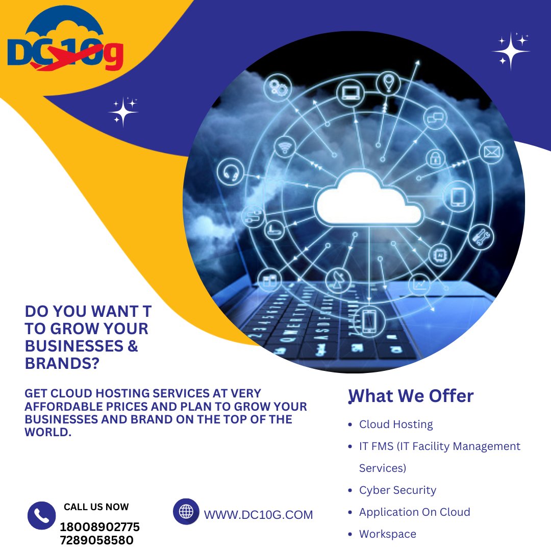 DC10G on Twitter: "Get Cloud hosting services at very affordable prices and plan to grow your ...