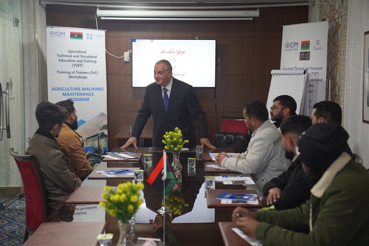 IOM Libya on Twitter: "IOM, the Ministry of Labour and Rehabilitation & Team for Training ...