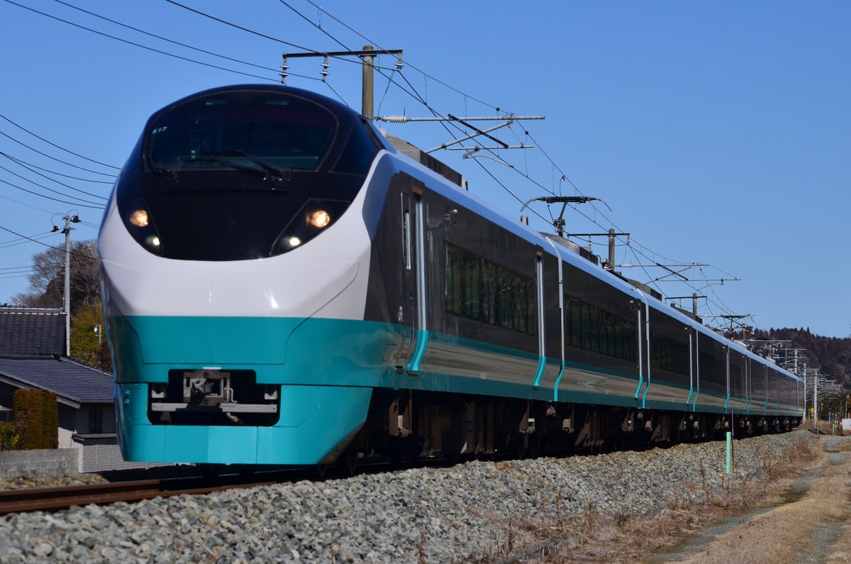 609 on Twitter: "2023/2/17(木) E657系K17編成 14M（グリーンレイク色） 昨日のひたちスカブロに続き今日はひたちレイクを撮影。 #E657系"