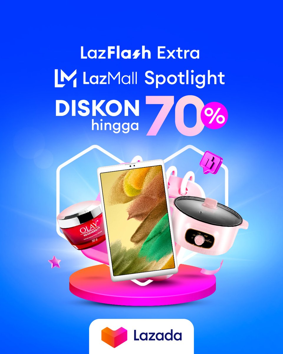 Lazada on Twitter: "Hidupmu bisa jadi makin seru dengan belanja produk idaman baru! Yuk, belanja ...