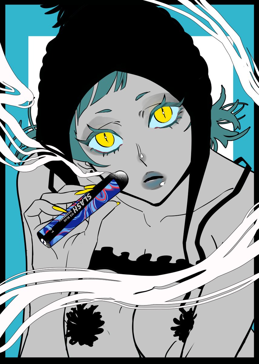 #PR】 SLASH様(@VapeSlash)からまたまた携帯型シーシャを頂きました! 前回と違ったフレーバーで今回は」萩おの漫画