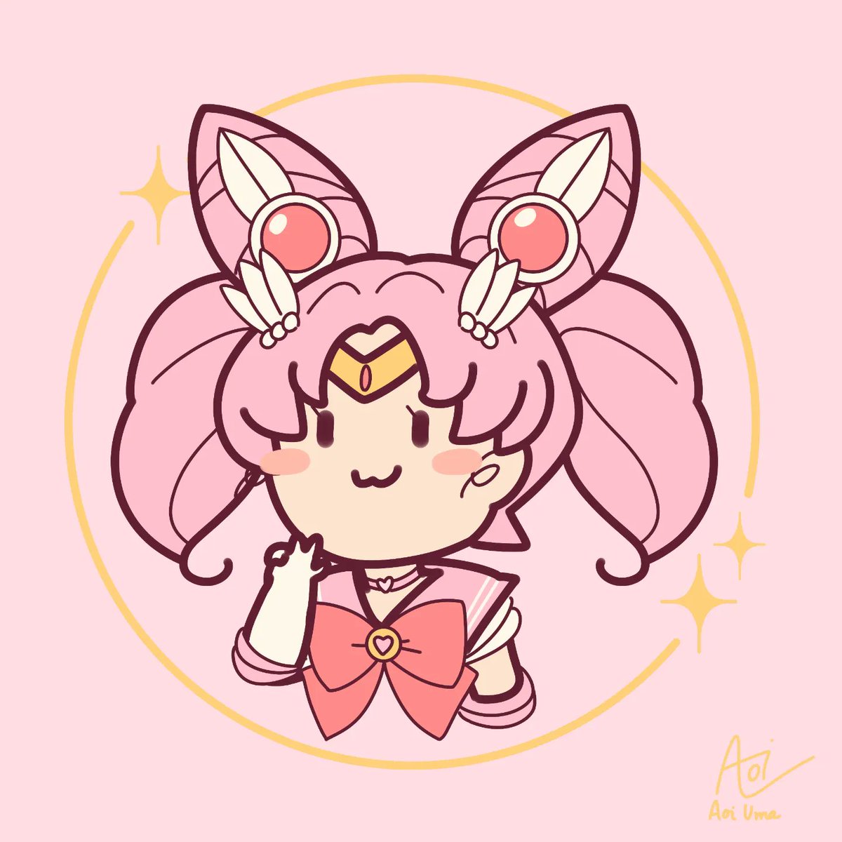 Aoi Uma On Twitter Drawings Of Sailor Moon For Badges🌙 Sailormoon