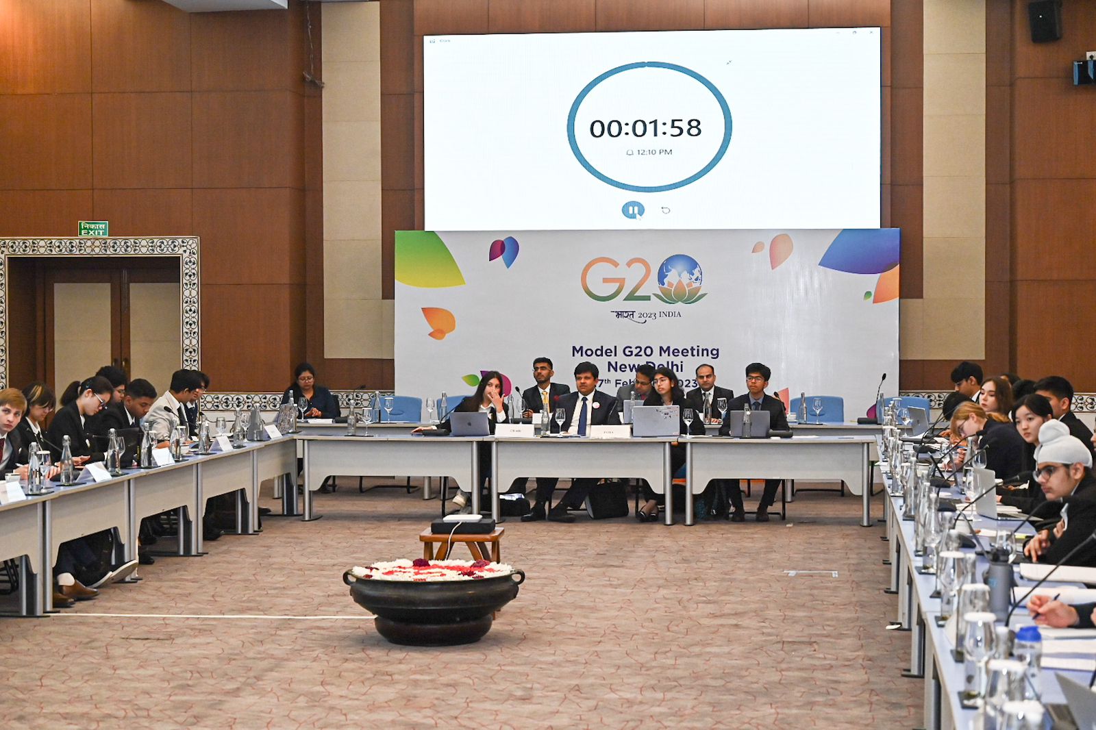 G20 India on Twitter: "Model G20 Meeting, organised under #G20India Janbhagidari initiative ...