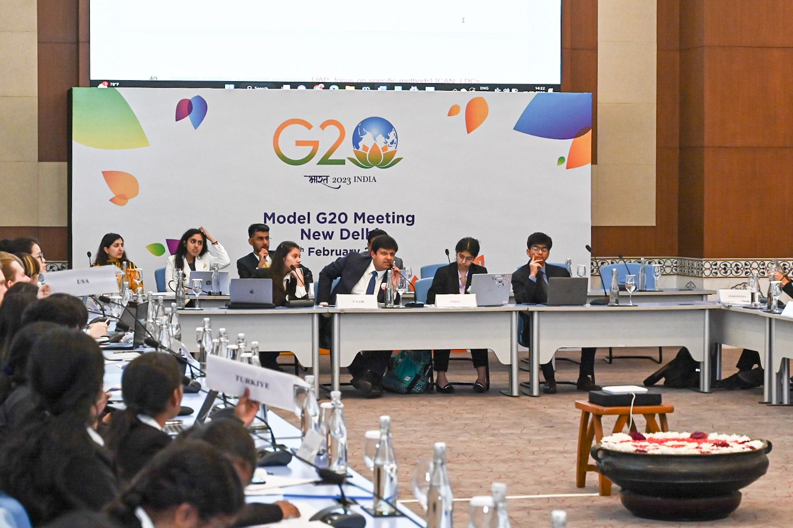 G20 India on Twitter: "Model G20 Meeting, organised under #G20India Janbhagidari initiative ...