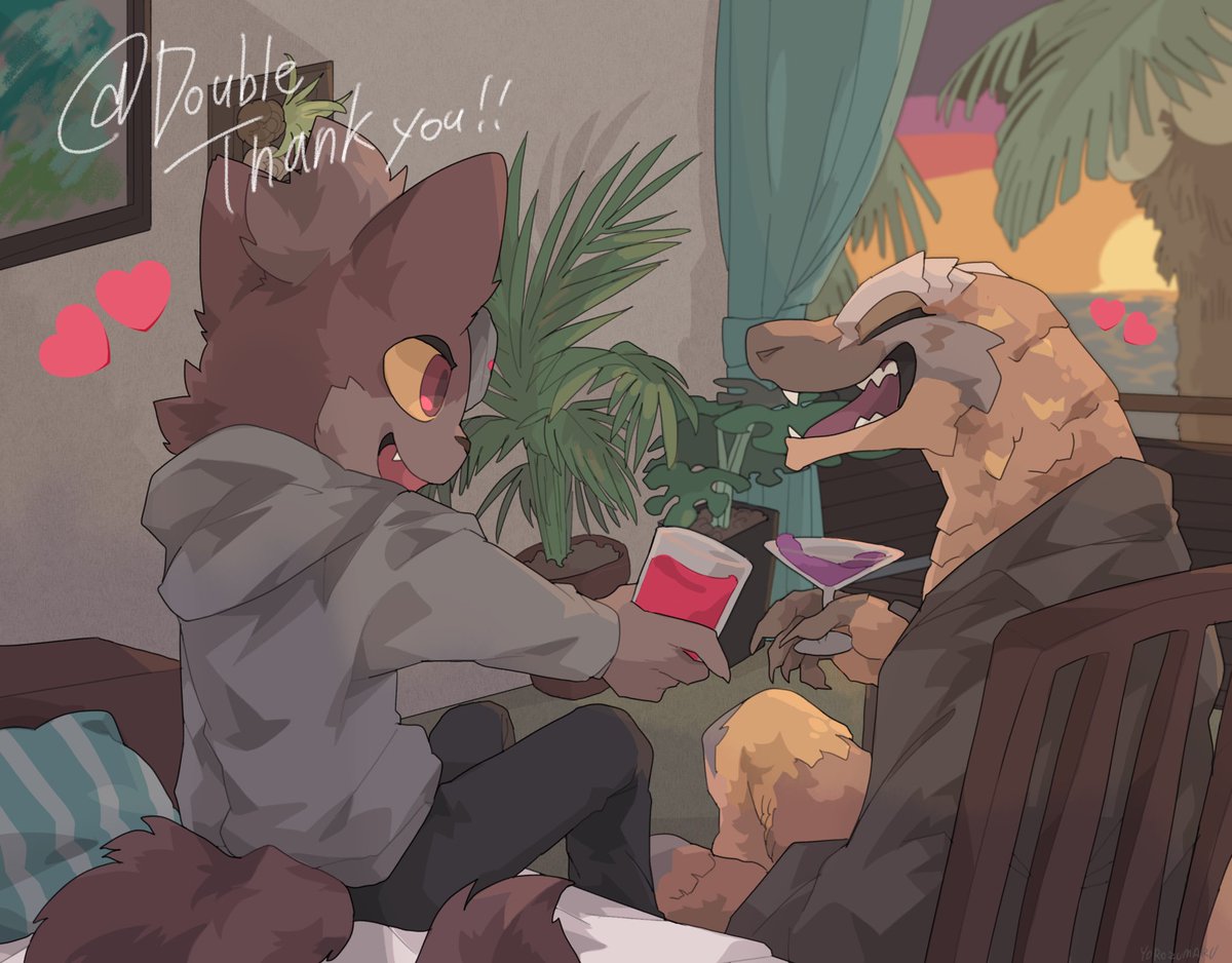 「Skeb Thank you!! 」| ️YOROZUMARU💙のイラスト