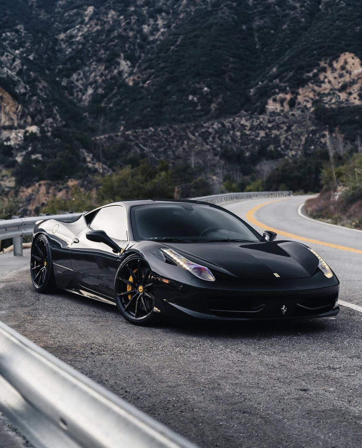 Ferrari 458 Italia Wallpaper Black