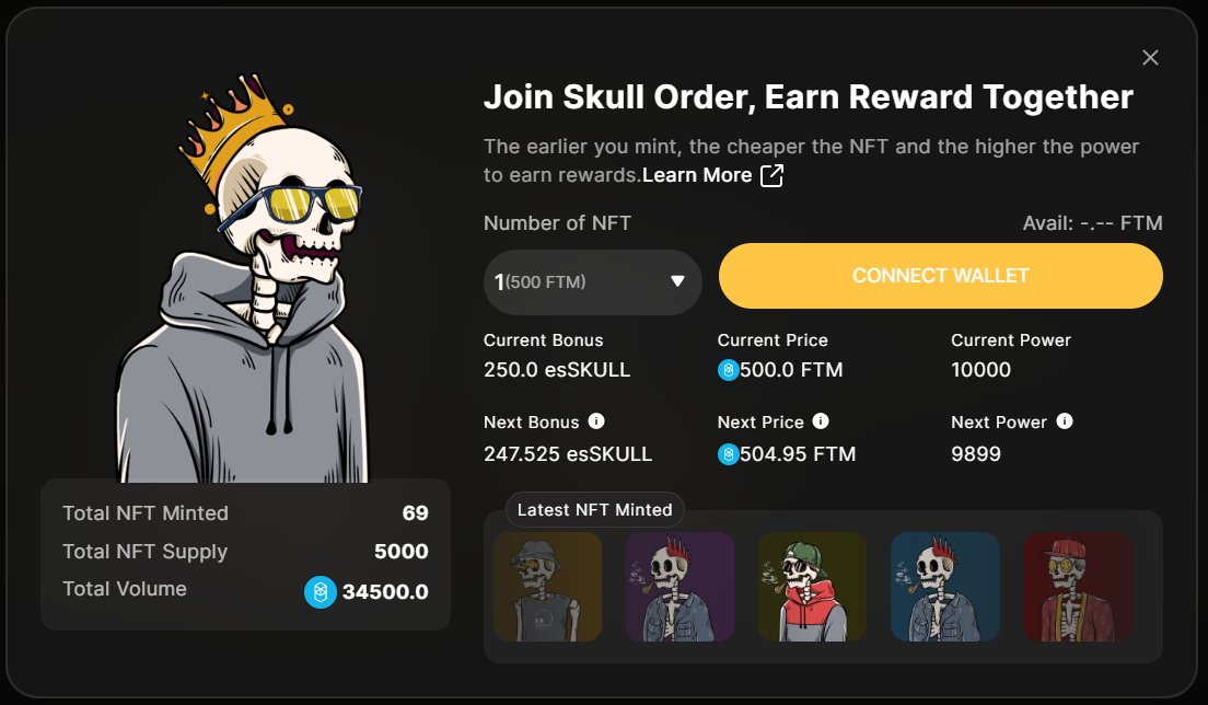 Cranium Exchange on Twitter: "The Skull Order ecosystem is almost launching! 3 days to go! 🚀 If ...