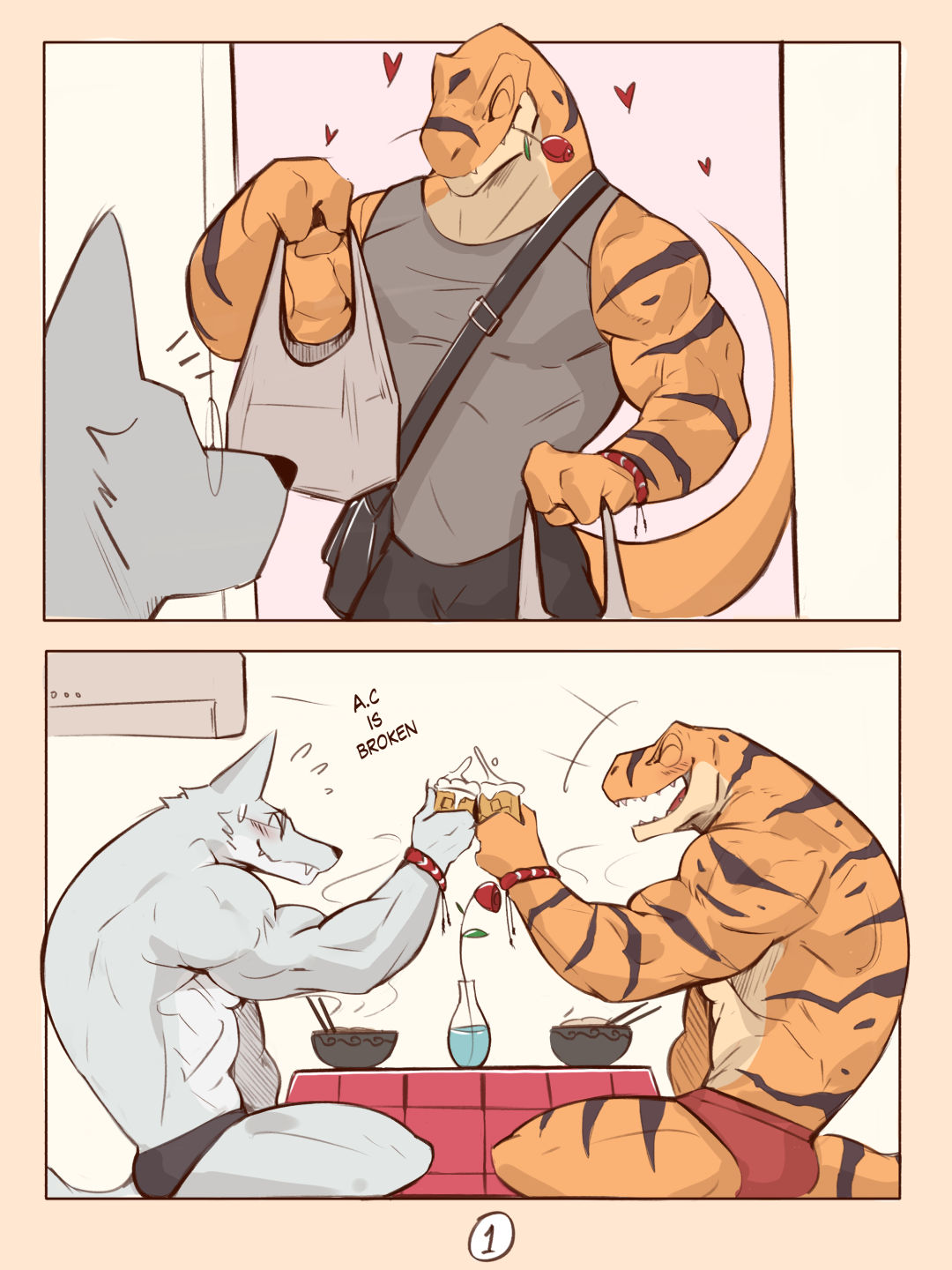 Wolfanine🔞Art on Twitter: "Dinner https://t.co/OWNnPM4FBy" / Twitter