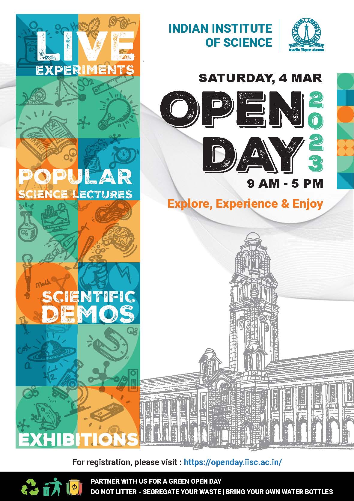 IISc Bangalore on Twitter: "Open Day is back this year! Our most popular annual event will be ...