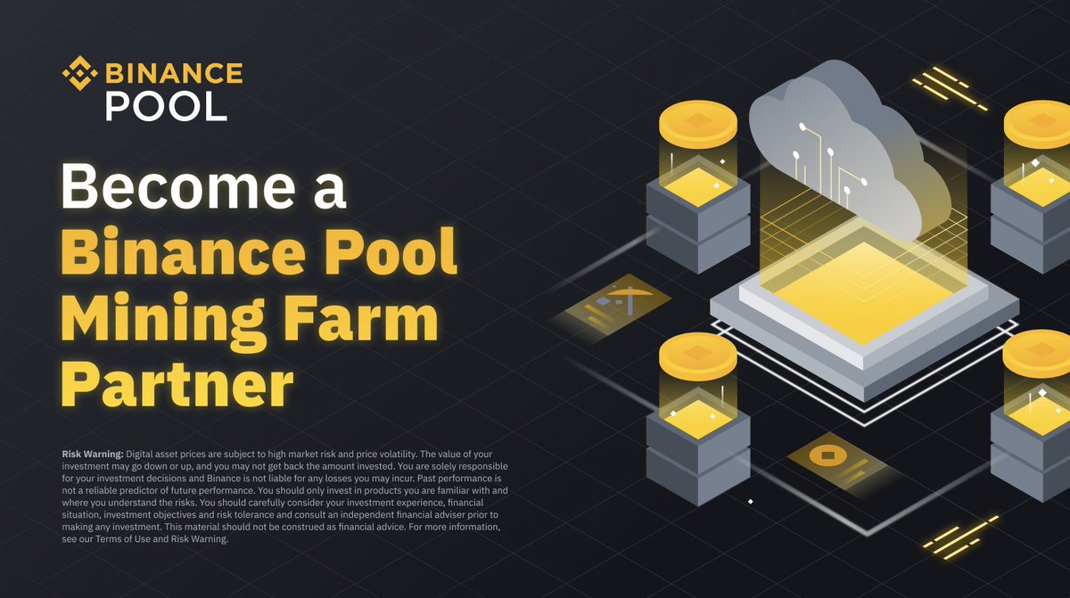 Binance on Twitter: "#Binance Pool launches the Mining Farm Partner Program. Read more ️ https ...
