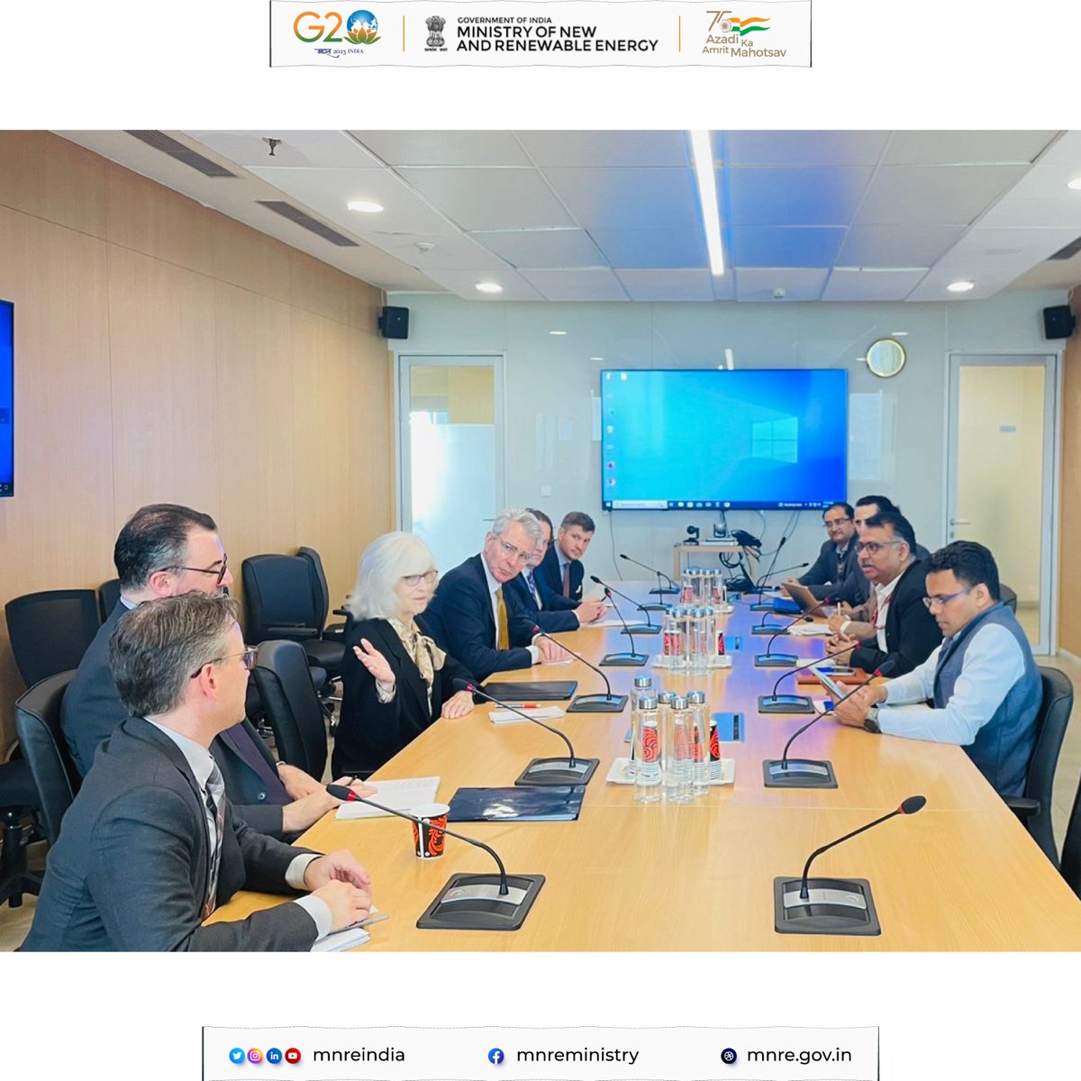 Ministry of New and Renewable Energy (MNRE) on Twitter: "During the meeting, topics on India-US ...