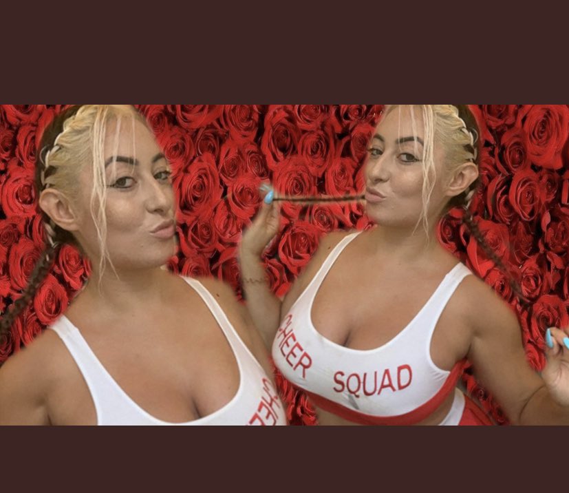 Elena James 50% OF/ BS cam babe (14.1K) on Twitter: "Who wants a cheer leader?! RT"