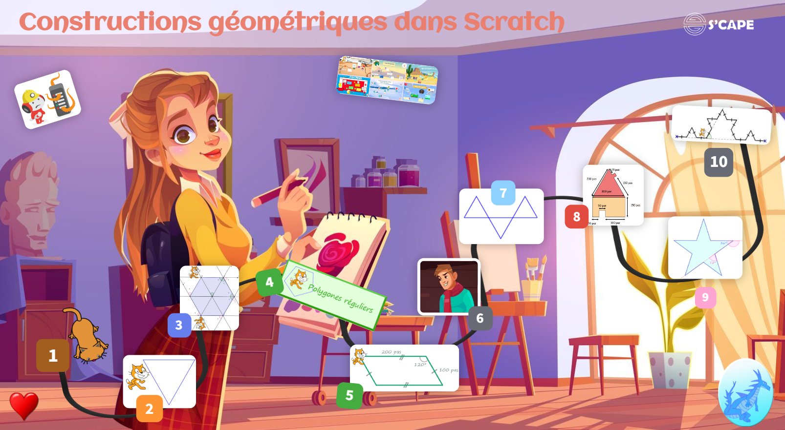 Juliette Hernando 🧙‍♀️ on Twitter: "Nouveau parcours Scratch 5ème @genially_fr avec des calculs ...
