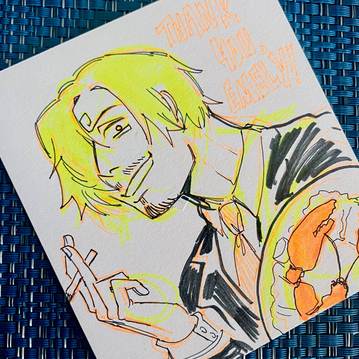 サンジ(ワンピース) 「Sanji doodles for friends 」|Roxy 💥のイラスト