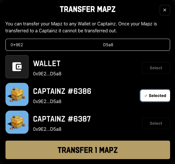 Memeland 🏴‍☠️ on Twitter: "Mapz Transfer is LIVE! 1. Go to https://t.co/ea384bjv1k 2. Go to the ...
