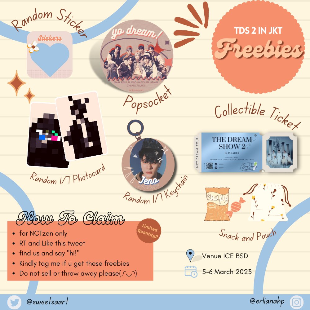 ѕαꕤ on Twitter: "[rt & like are appreciated] ˗ˏˋFansupport TDS 2 in Jakartaˎˊ˗ — freebies by ...
