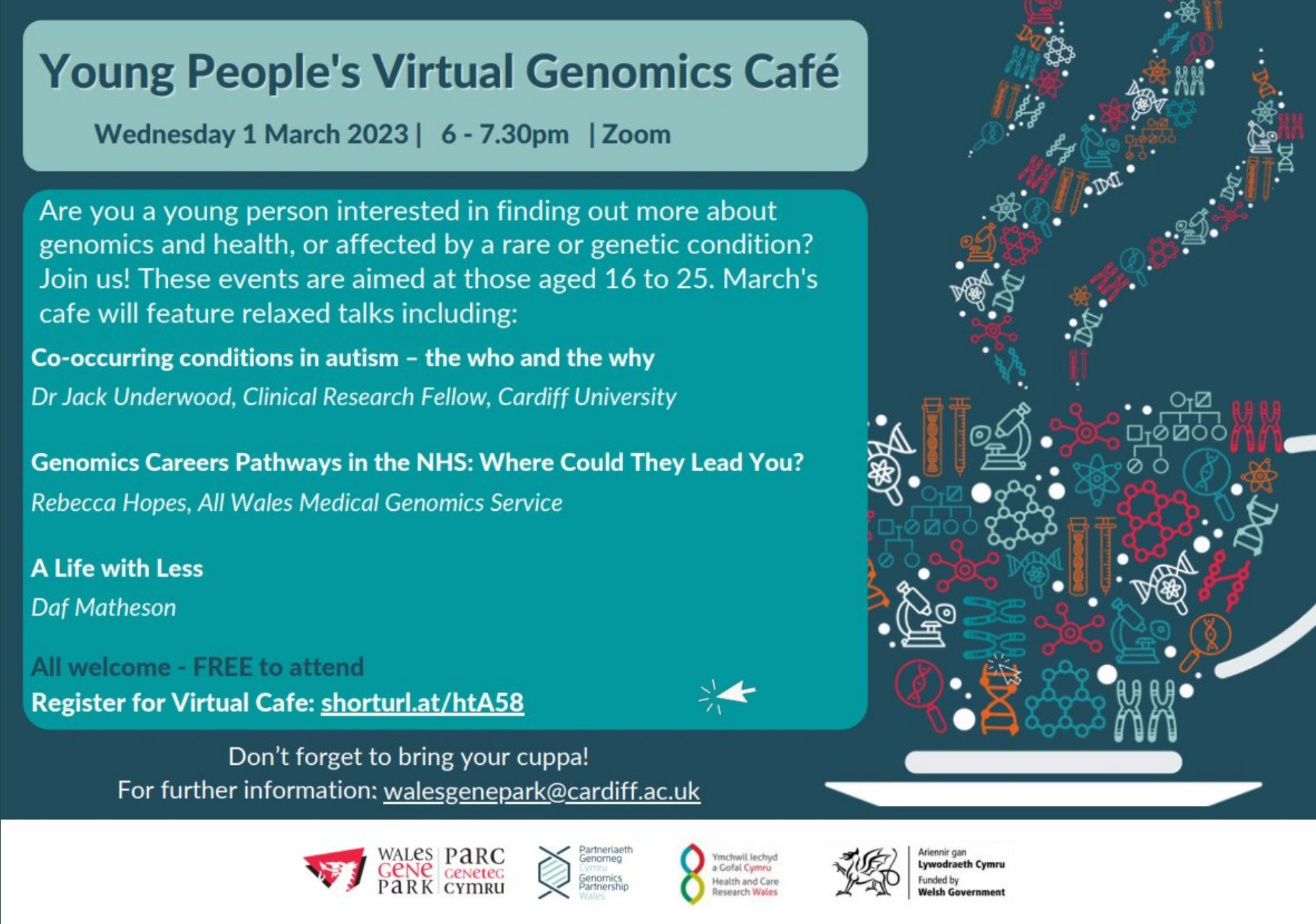 Genomics Partnership Wales (GPW) on Twitter: "One week until our next Young People's Genomics ...