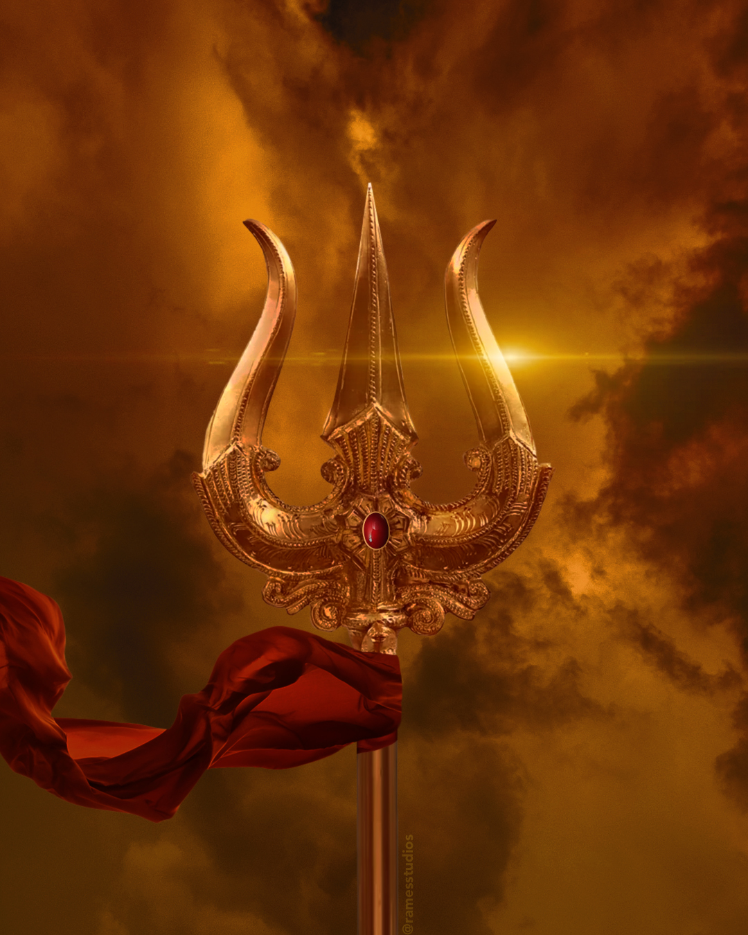 Lord Shiva Trishul Hd Wallpapers