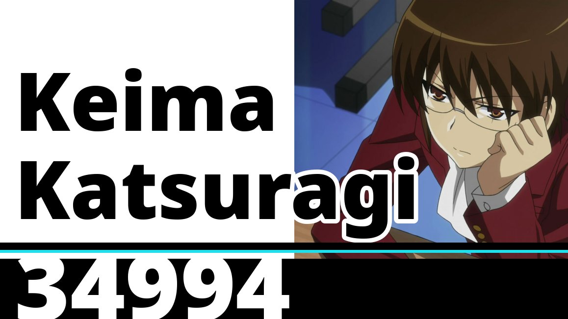 Smash Additions Bot on Twitter: "Keima Katsuragi should be added to Super Smash Bros Ultimate as ...
