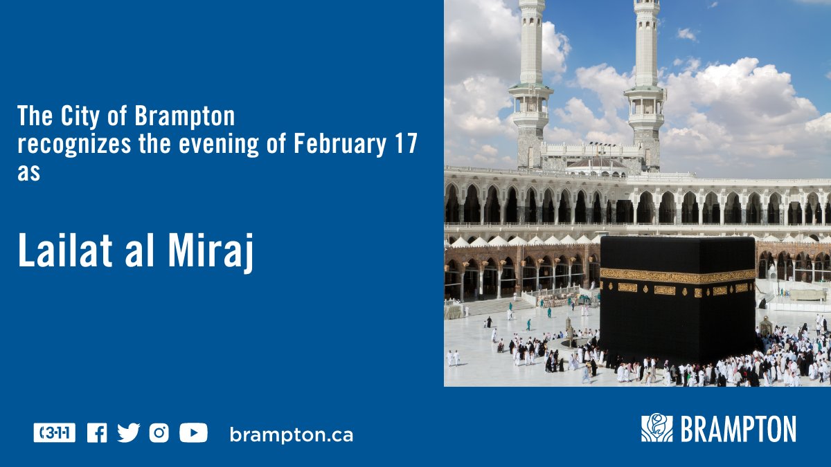 City of Brampton on Twitter: "The City of #Brampton recognizes the evening of February 17 as ...
